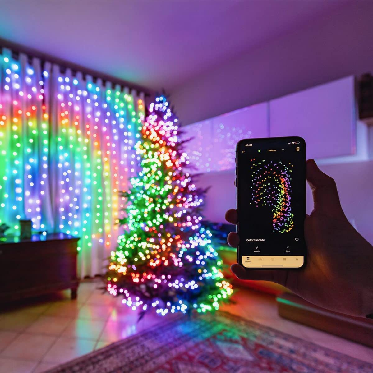 Twinkly Strings 250 LED's Multi-colour Christmas Lights Review - What ...